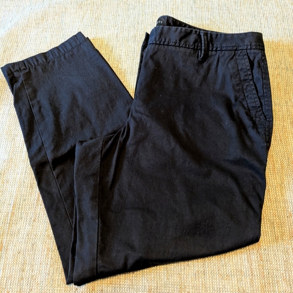 Talbots | Pants & Jumpsuits | Talbots Relaxed Chino Pants Black Ankle 2 ...